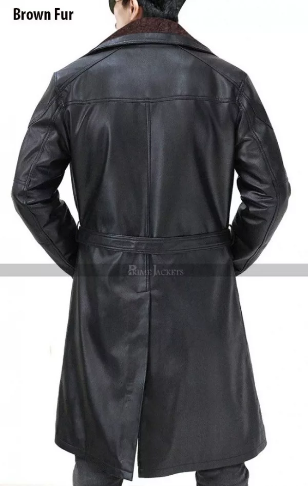 Ryan Gosling Blade Runner 2049 Officer K Fur Leather Coat – LP Facon